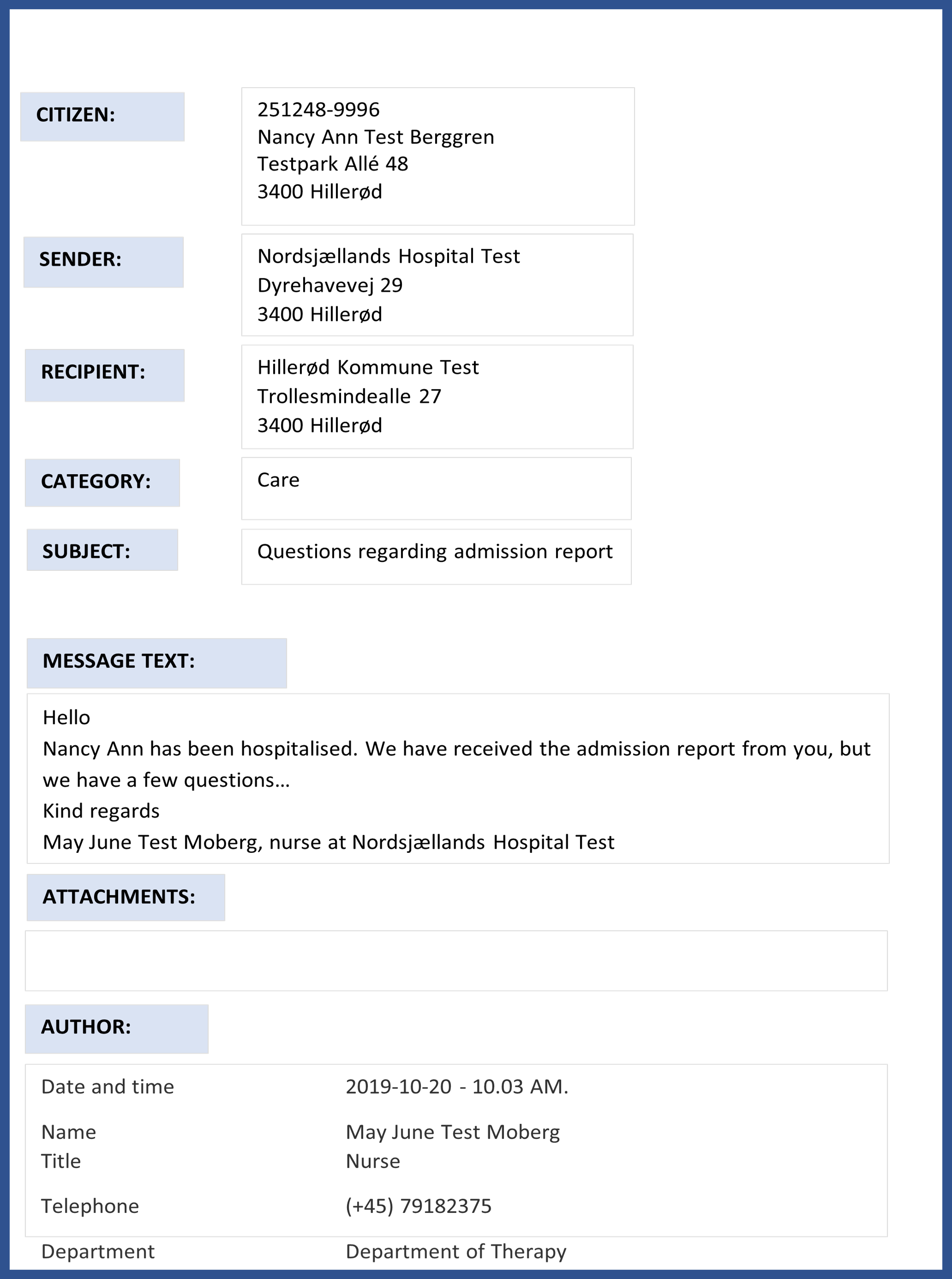 MedCom CareCommunication in FHIR | MedCom standard based on HL7 FHIR